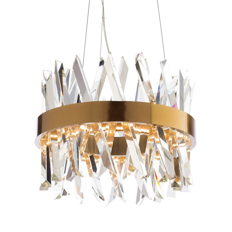 Visconte Flusso Small Round Adjustable Ceiling Pendant Light - Antique ...