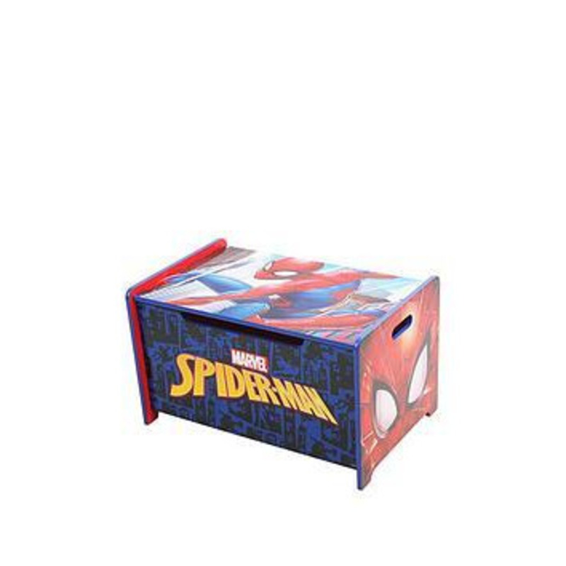 Spiderman Deluxe Wooden Storage Toy Box/Storage Bench by Littlewoods ...