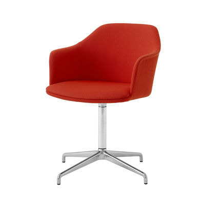Rely HW41 Swivel armchair - / Fabric by &tradition Orange by Made in ...