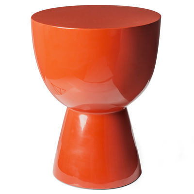 Tam Tam Stool - / Lacquered plastic by Pols Potten Red by Made in ...