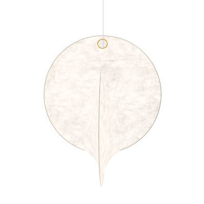 Overlap S2 Pendant - / Cocoon resin - Ø 100 x H 126 cm by Flos White by ...