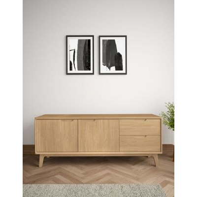 M&S Nord Extra Large Low Sideboard - Oak, Oak by Marks & Spencer ...