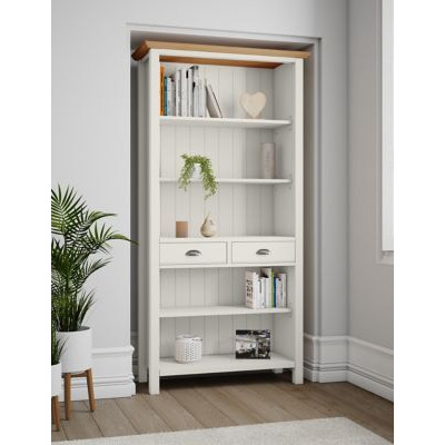 M&S Padstow Bookcase - Ivory, Ivory by Marks & Spencer | uFurnish.com