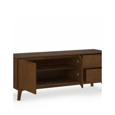 M&S Nord Large Low Sideboard - Walnut, Walnut,Oak by Marks & Spencer ...