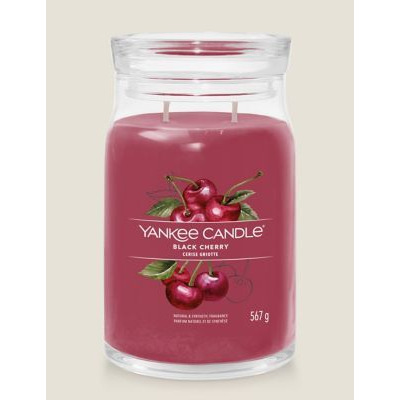 Yankee Candle Black Cherry Signature Large Jar Scented Candle - Cherry ...