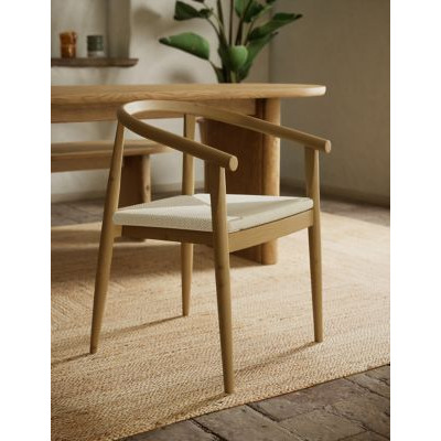 M&S X Fired Earth Blenheim Dining Chair - Oak, Oak by Marks & Spencer ...
