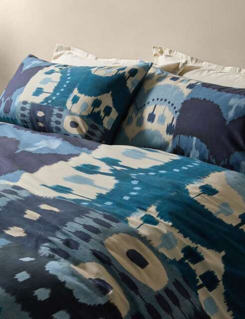 M&S X Fired Earth Pure Cotton Kiso Bedding Set - DBL - Sansha, Sansha ...