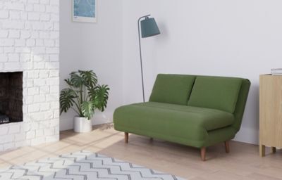 M&S Logan Small Double Fold Out Sofa Bed - FBSB - Teal, Teal by Marks ...