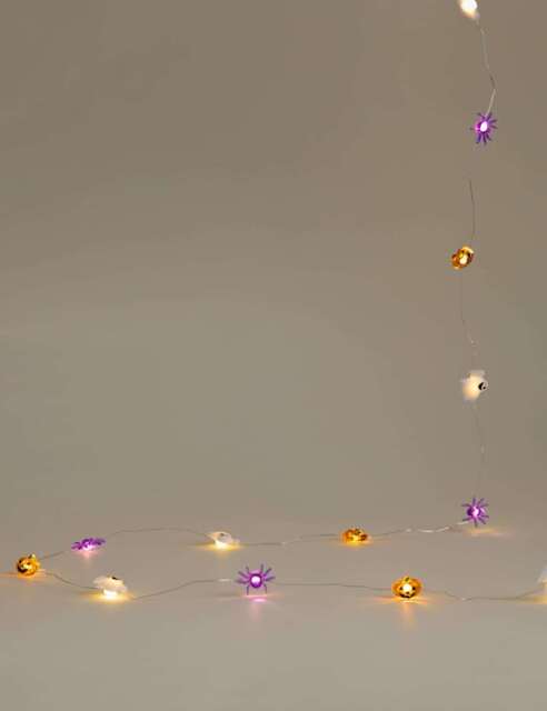 M&S Collection Halloween Spooky Battery String Lights - Multi, Multi by ...