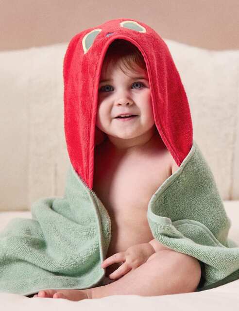MORI Very Hungry Caterpillar Hooded Towel Green by Marks & Spencer ...