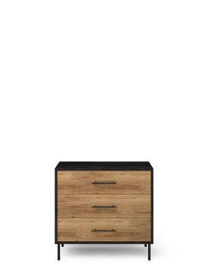 M&S Holt 3 Drawer Chest - Natural Mix, Natural Mix by Marks & Spencer ...