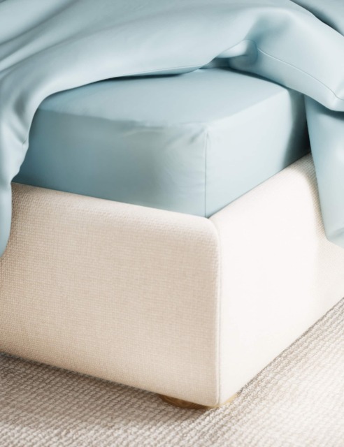 M&S Collection Bamboo Extra Deep Fitted Sheet - 6FT - Chambray ...