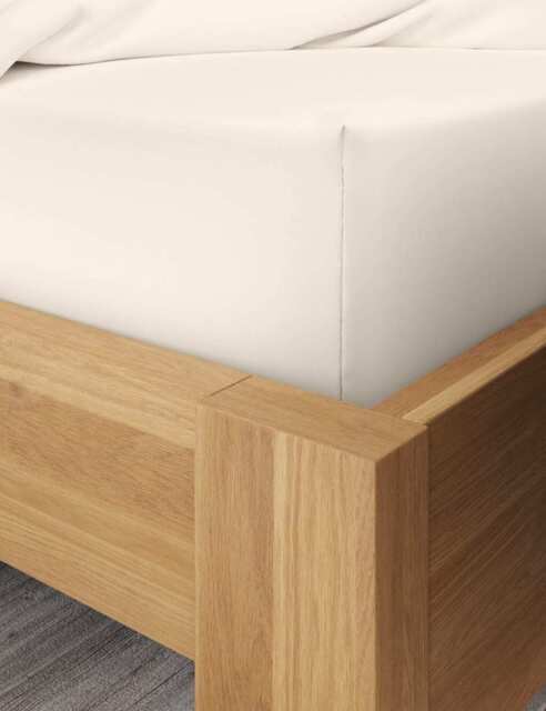 M&S Comfortably Cool Lyocell Rich Deep Fitted Sheet Cream by Marks ...