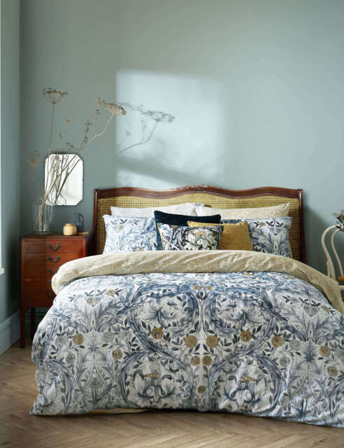 William Morris At Home Pure Cotton African Marigold Bedding Set - DBL ...