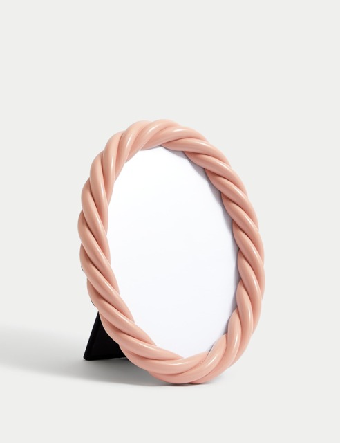 M&S Twist Photo Frame 5x7 inch - Pink, Pink by Marks & Spencer ...