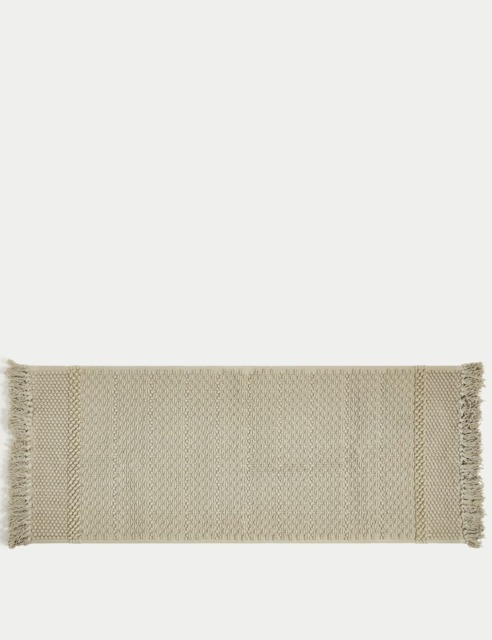 M&S X Fired Earth Pure Cotton Textured Bath Mat Malm by Marks & Spencer ...