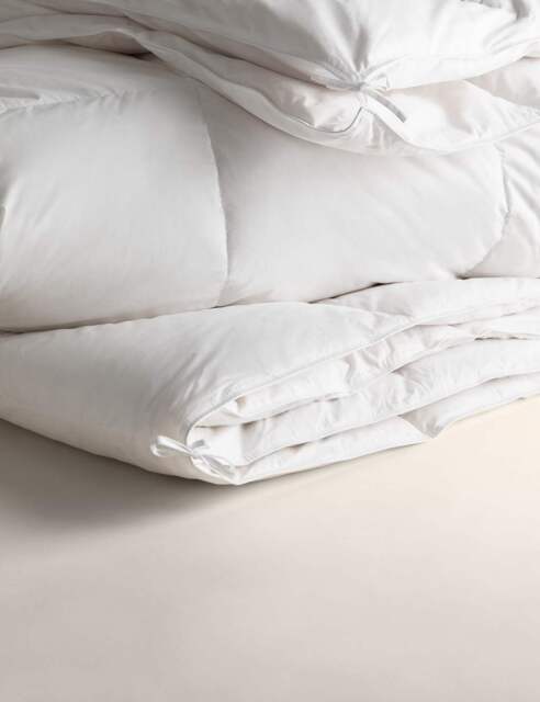 M&S Duck Feather & Down 18 Tog All Seasons 3-in-1 Duvet White by Marks ...