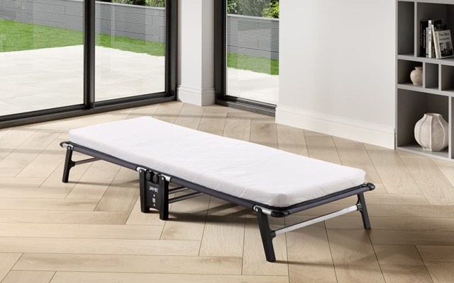 Jay-Be Hideaway Folding Bed with e-Fibre Mattress, Single by Mattress ...