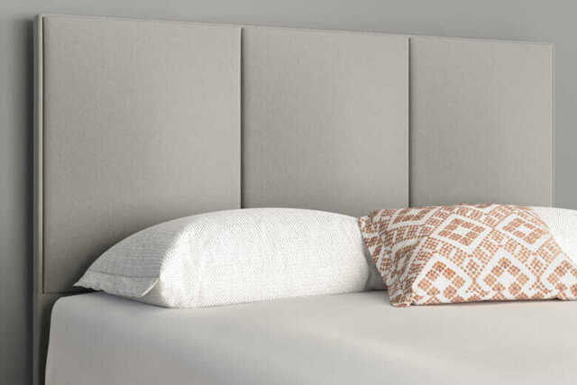 Zanda Floor Standing Headboard, Charcoal Grey, Double by ...