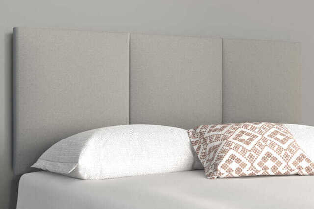 Zanda Upholstered Headboard, Putty Beige, Double by MattressNextDay ...