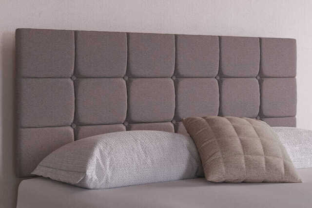 Cube Upholstered Headboard, Midnight Blue, King Size by MattressNextDay ...