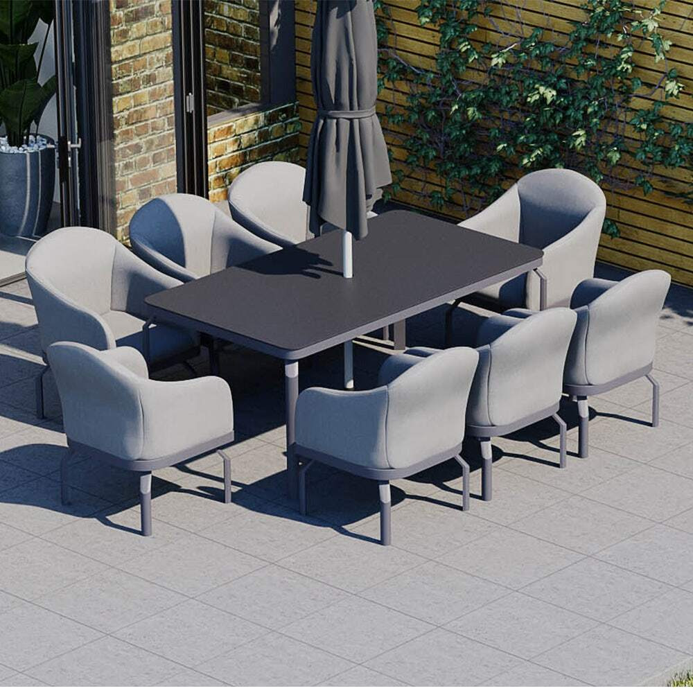 Belgravia 6S - 6 Seat Dining with Dining Table by Moda Furnishings ...