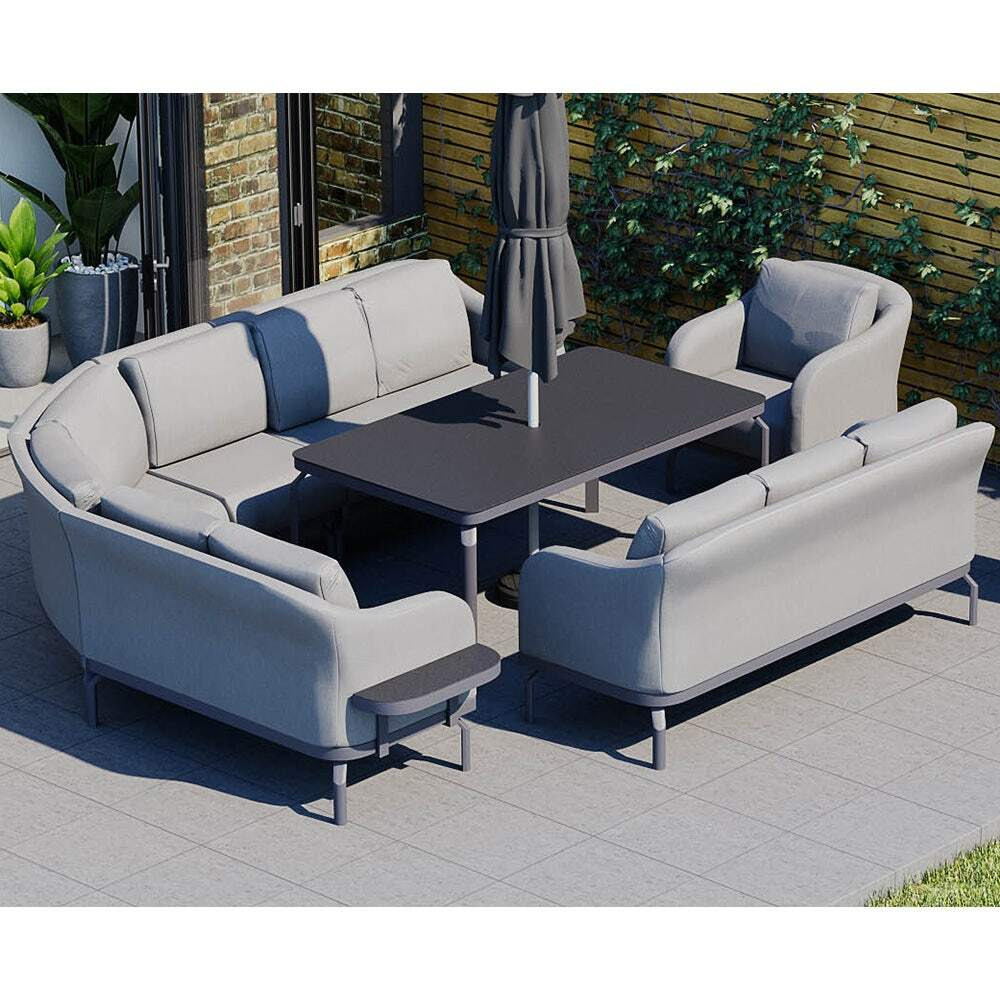 Belgravia 3N - Extended Angled Corner Sofa with Dining Table & Sofas by ...