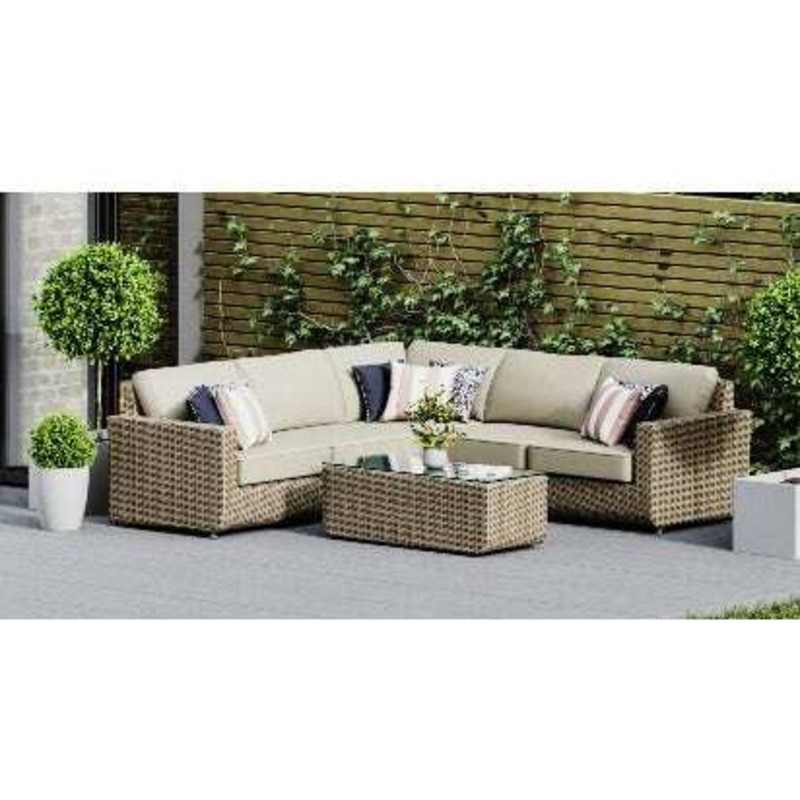 Halo Corner Sofa Set by Moda Furnishings | ufurnish.com