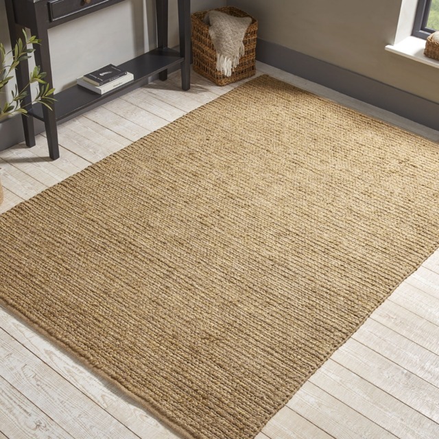 Jute Loop Natural Jute Flatweave Rug 160x230cm by Moda Furnishings ...