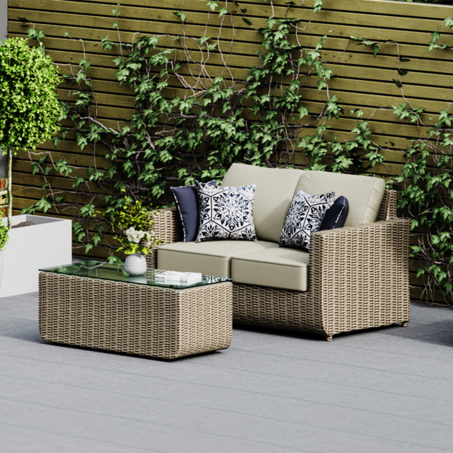 Primo 2 Seat Sofa Set by Moda Furnishings | ufurnish.com