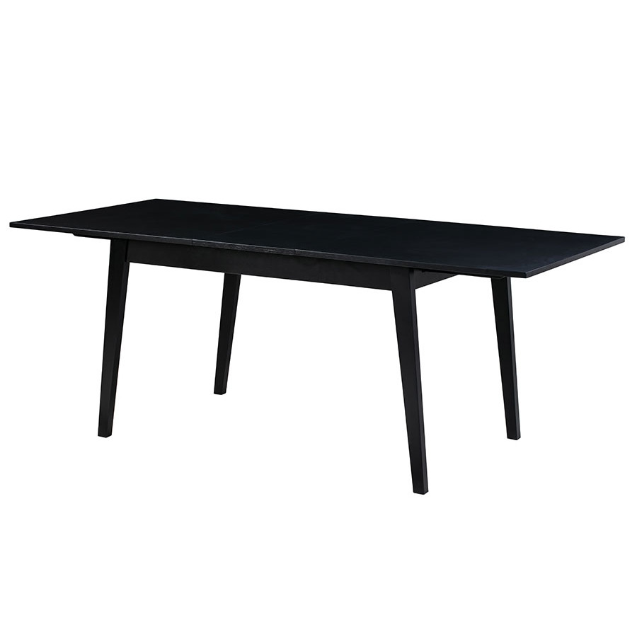 Capri Black Extending Dining Table by My-Furniture | ufurnish.com