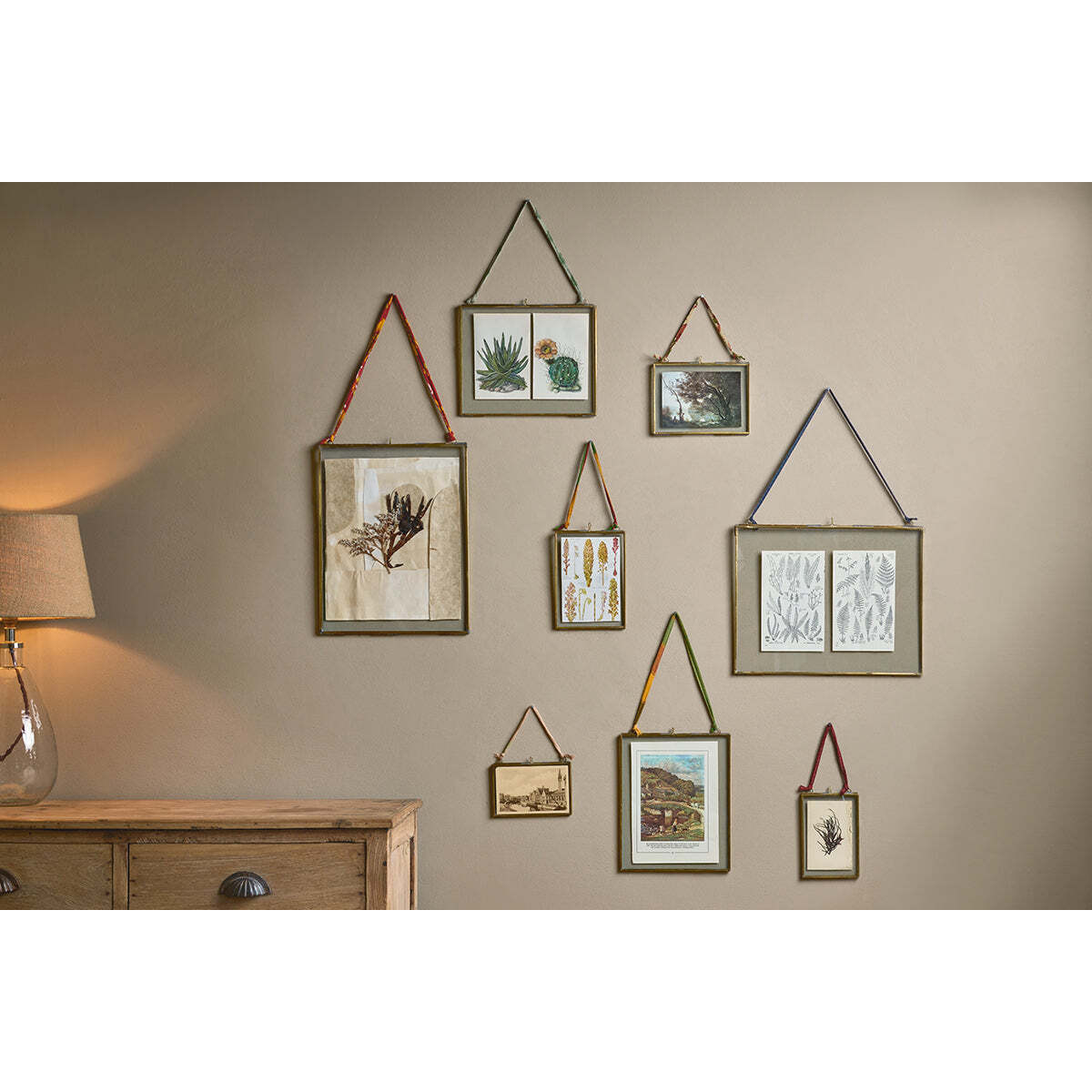 Nkuku Kiko Brass Frame - Photo Frames - Gold - Extra Large Landscape 29 ...