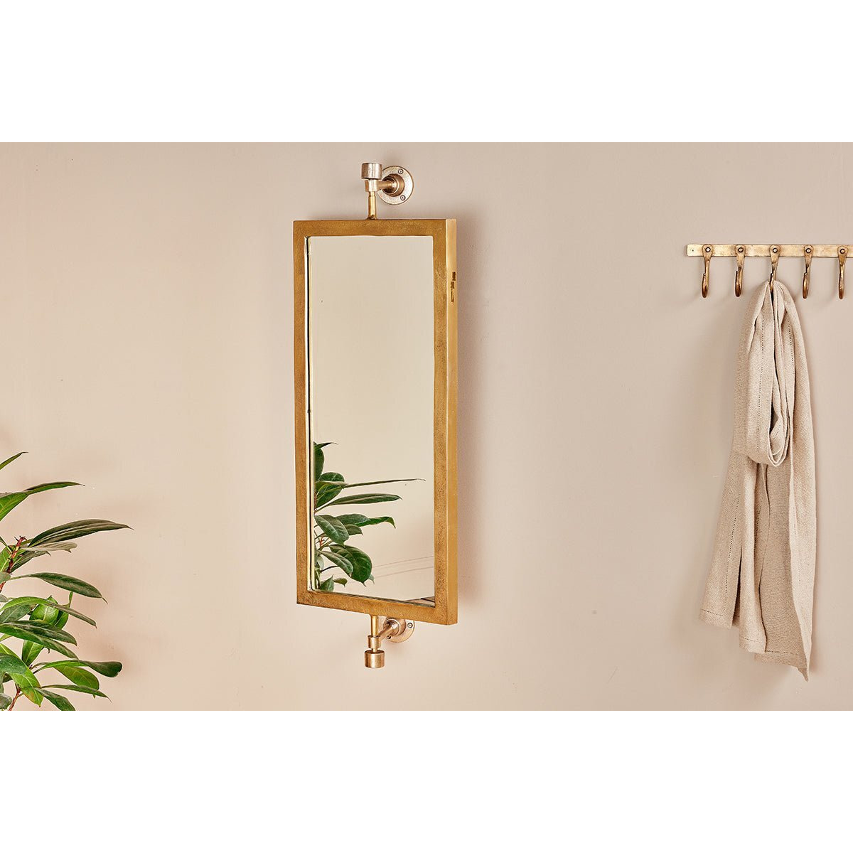 Nkuku Visala Swivel Wall Mirror - Mirrors Wall Art & Clocks - Antique ...