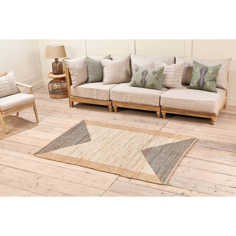 Nkuku Xiola Hemp And Jute Rug - Rugs - Natural - 150X240 cm by Nkuku ...