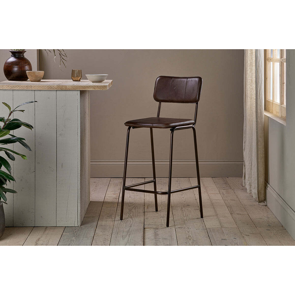 nkuku Ukari Counter Dining Chair - Dining Chairs Stools & Benches ...