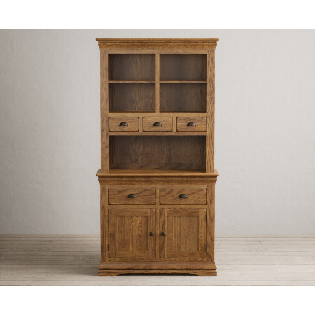 Burford Rustic Solid Oak Small Dresser by Oak Furniture Superstore | ufurnish.com