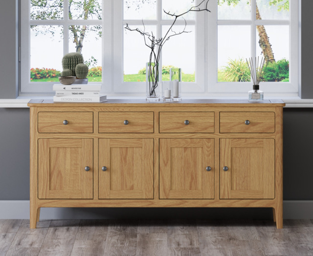 Loxton Solid Oak Extra Large Sideboard by Oak Furniture Superstore | ufurnish.com