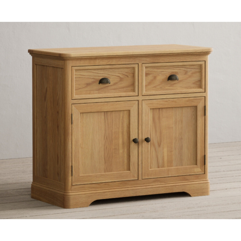 Bridstow Solid Oak Small Sideboard by Oak Furniture Superstore | ufurnish.com