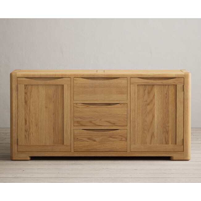 Harper Solid Oak Extra Large Sideboard by Oak Furniture Superstore ...