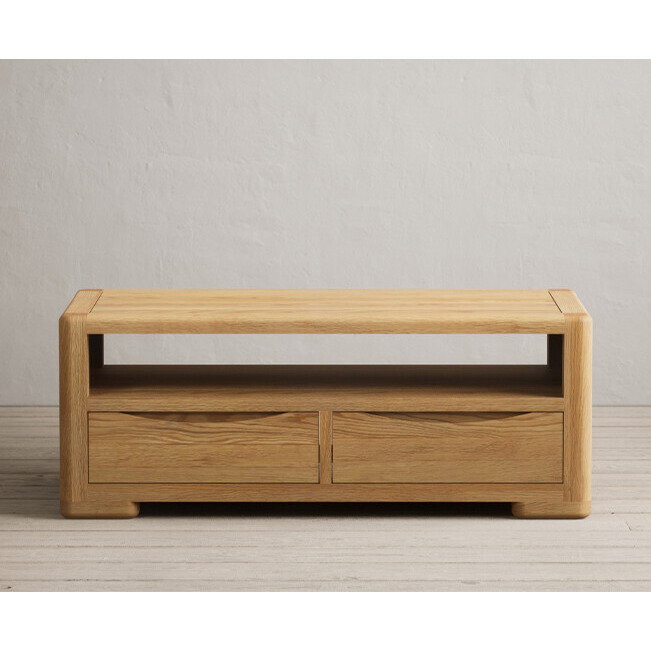 Harper Solid Oak 4 Drawer Coffee Table by Oak Furniture Superstore ...
