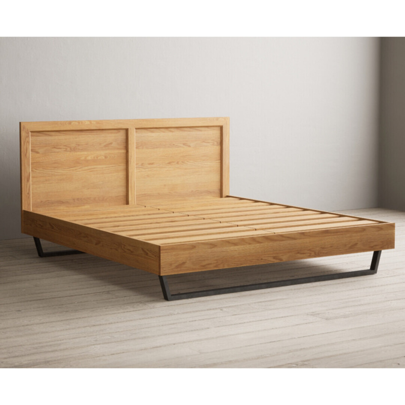 Loft Solid Oak Super King Size Bed by Oak Furniture Superstore ...