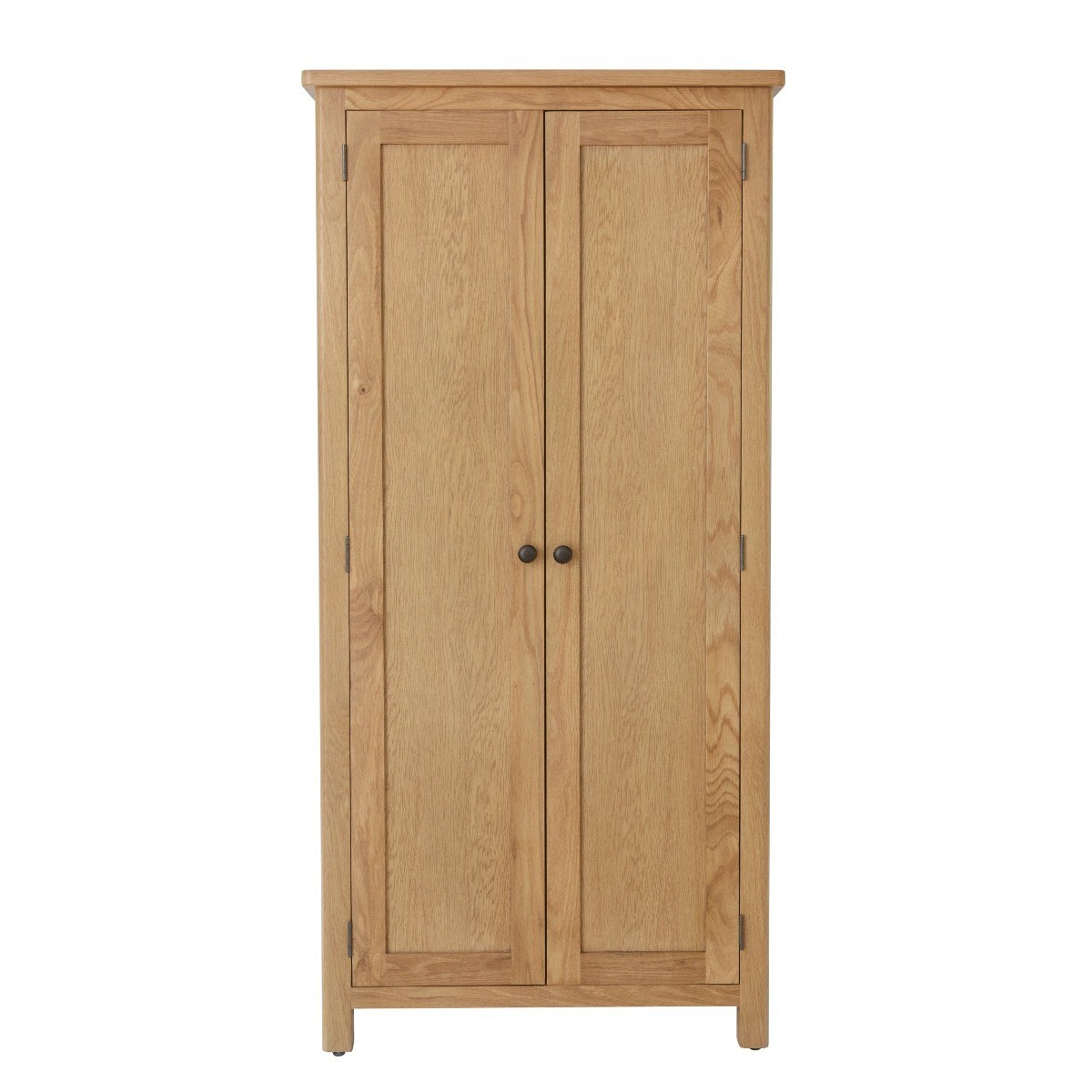 Noah Rustic oak 2 Door Wardrobe by Oak Furniture Superstore | ufurnish.com