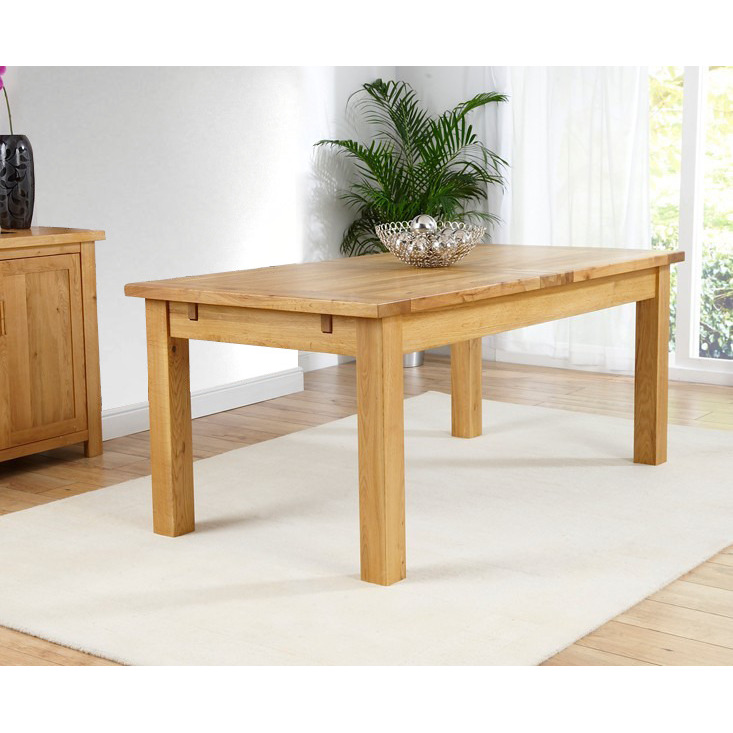 Extending Normandy 180cm Oak Dining Table by Oak Furniture Superstore ...