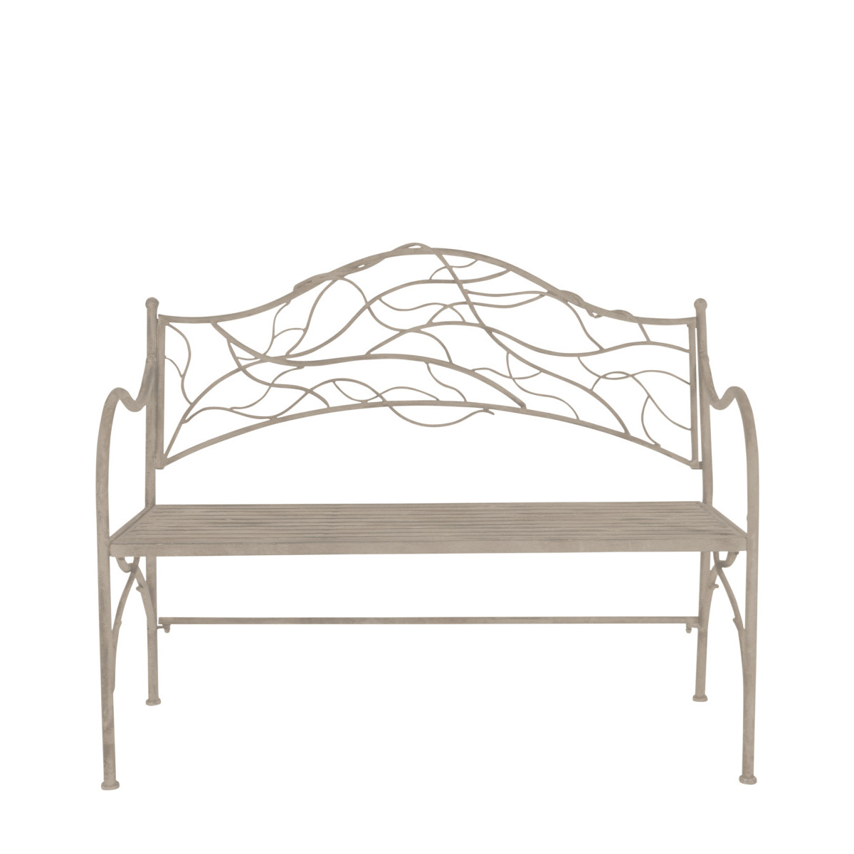 OKA, Viticcio Metal Garden Bench - Metal, Garden Seating, Metal by OKA ...