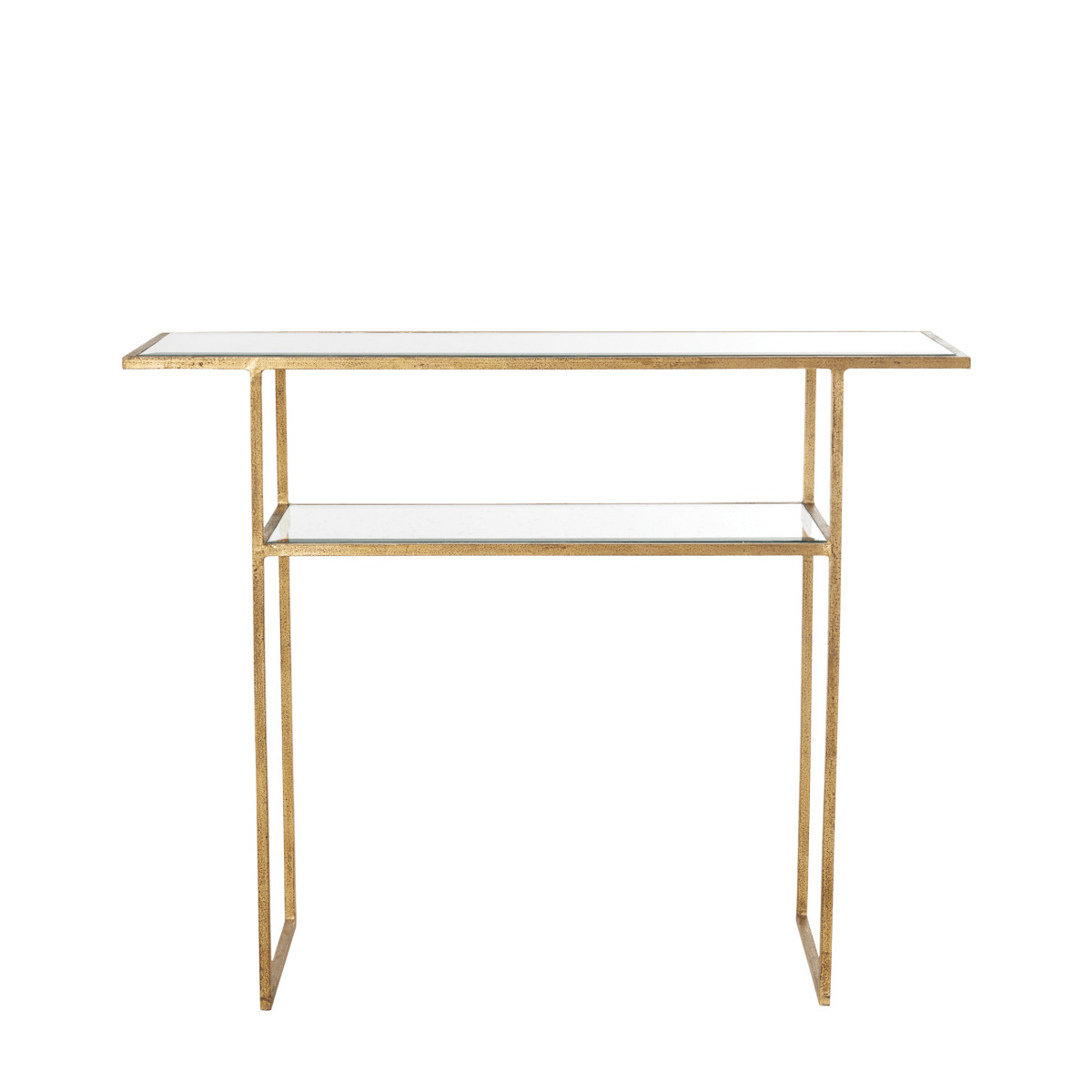OKA, Merle Console Table - Antiqued Glass, Console Tables, Glass by OKA ...