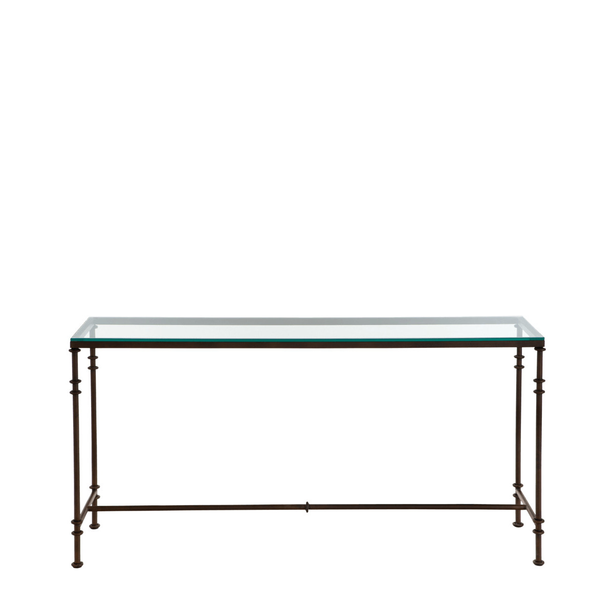 OKA, Large Pompidou Console Table - Metal & Glass, Console Tables ...