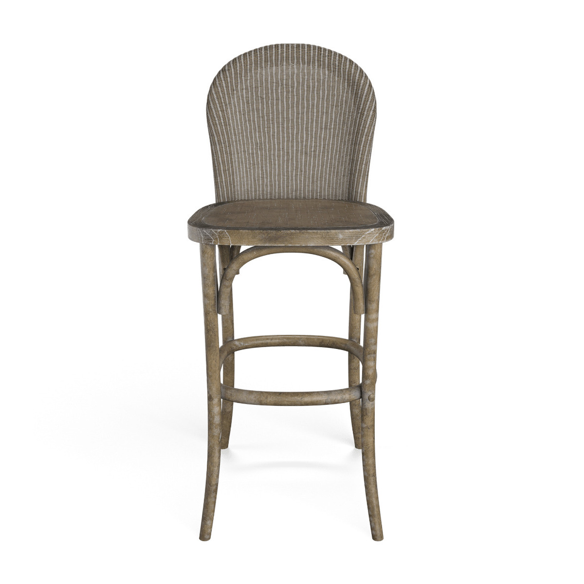 OKA, Lalee Bar Stool - Natural, Bar Stools, Elm Wood by OKA | ufurnish.com