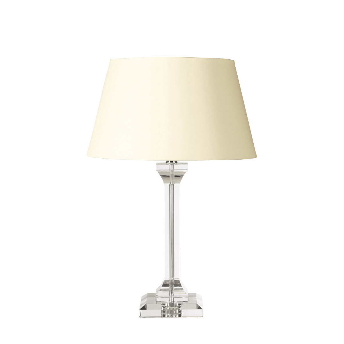 OKA, Mezzola Glass Lamp - Clear, Table Lamps, Glass by OKA | ufurnish.com