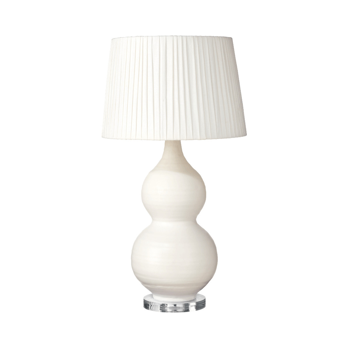 OKA, Hulu Lamp - Chalk, Table Lamps, Ceramic by OKA | ufurnish.com