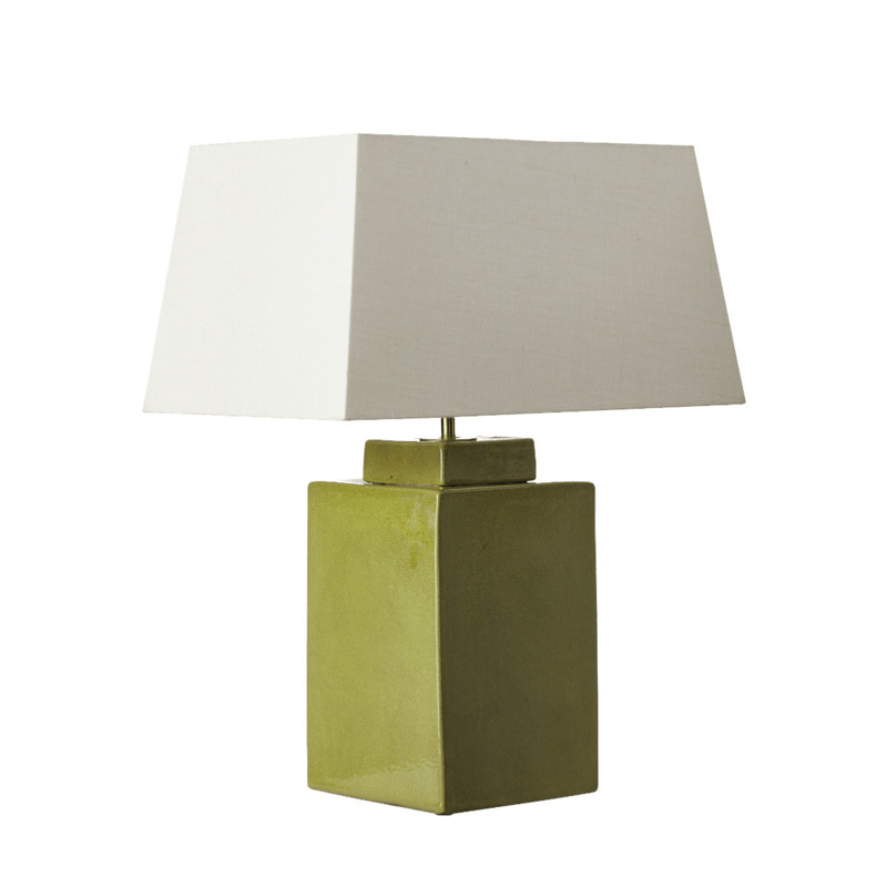 OKA, Naoshima Table Lamp - Lime, Table Lamps, Ceramic by OKA | ufurnish.com